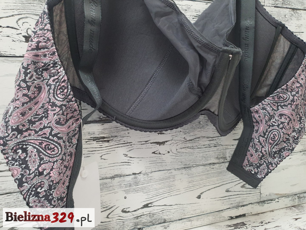 Biustonosz rozmiar f Lanny Mode 12781 kolor szary